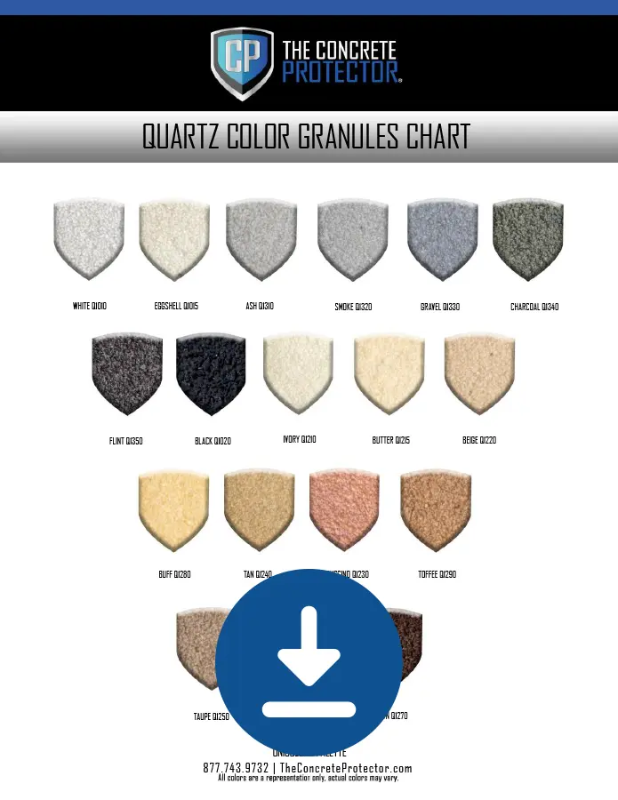 quartz colors chart